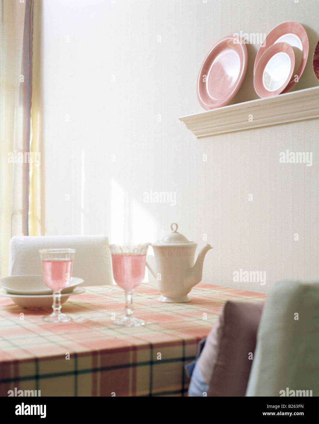 Dining table tea set hi-res stock photography and images - Alamy