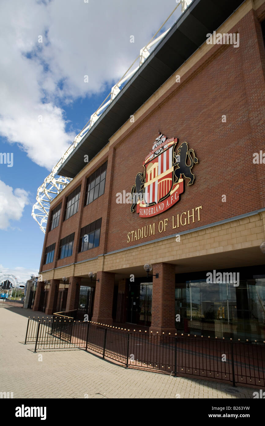 The facade of the Stadium of Light, Sunderland Association Football ...