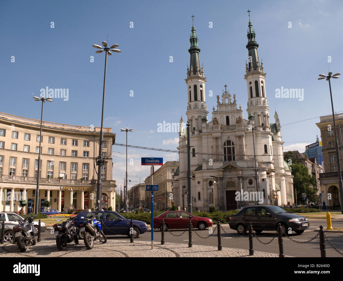 Zbawiciela square warsaw hi-res stock photography and images - Alamy