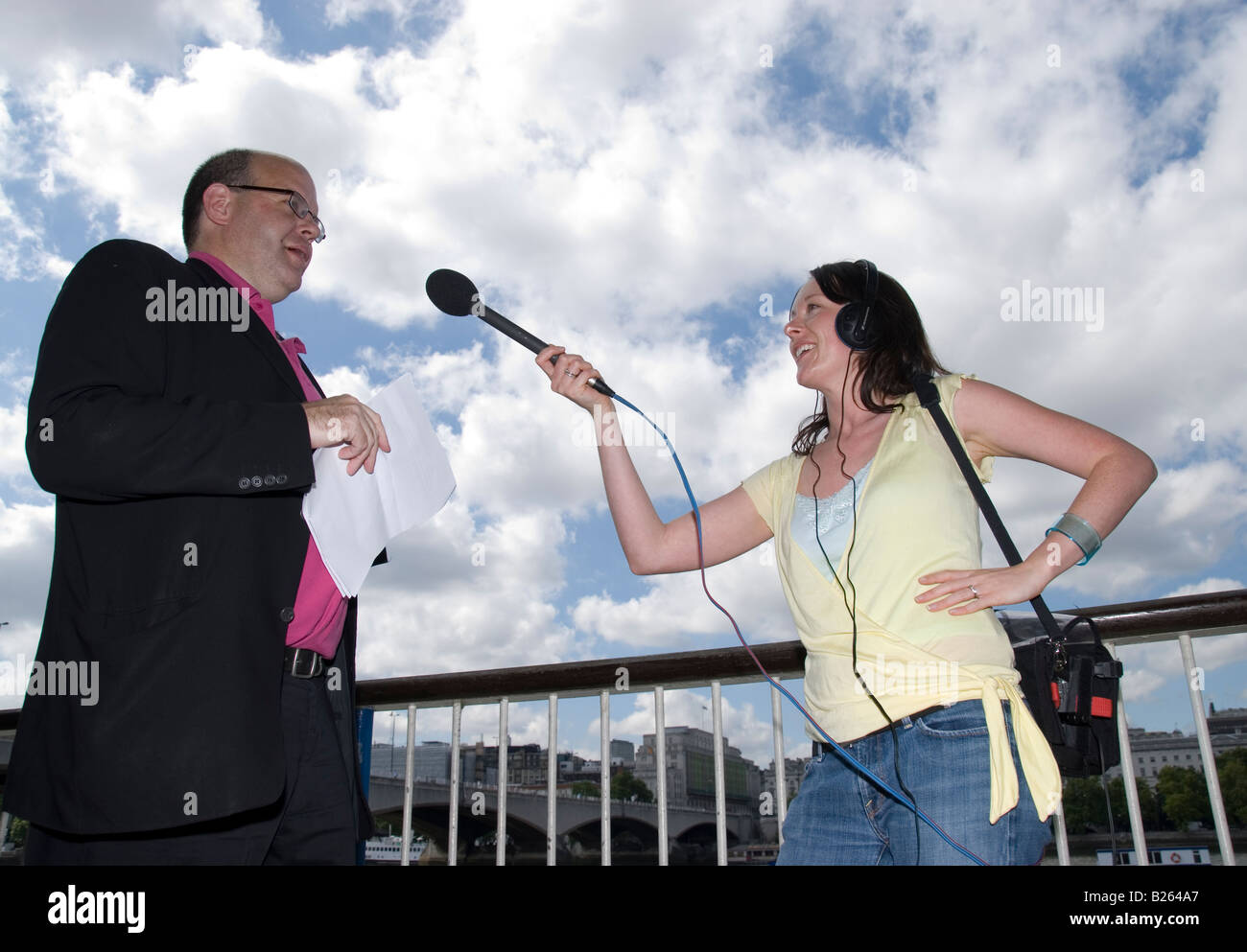 Interview, London, England Stock Photo - Alamy