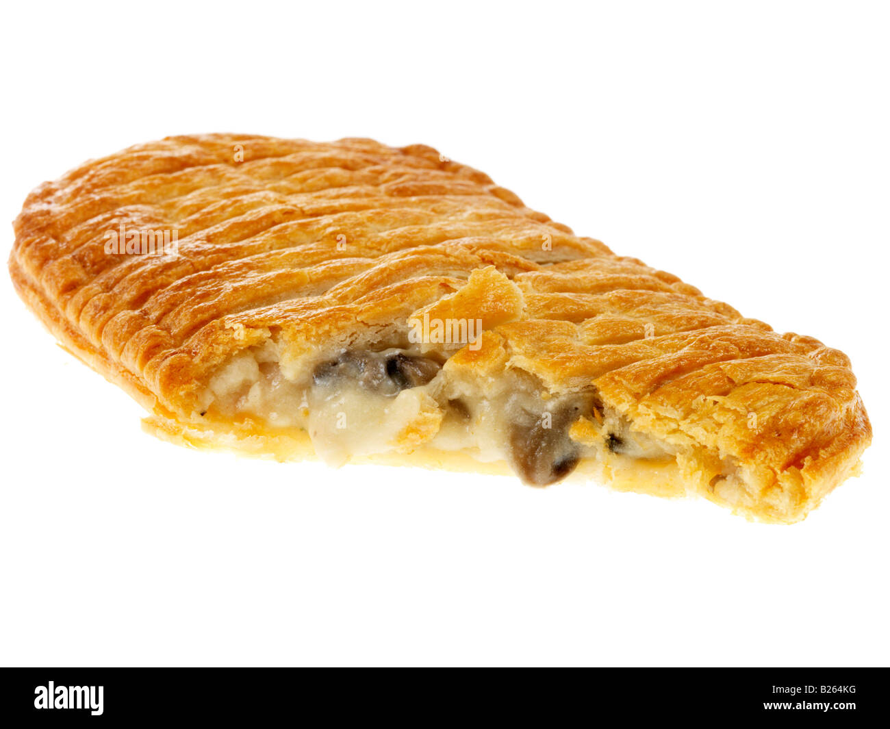Chicken and Mushroom Slice Stock Photo - Alamy