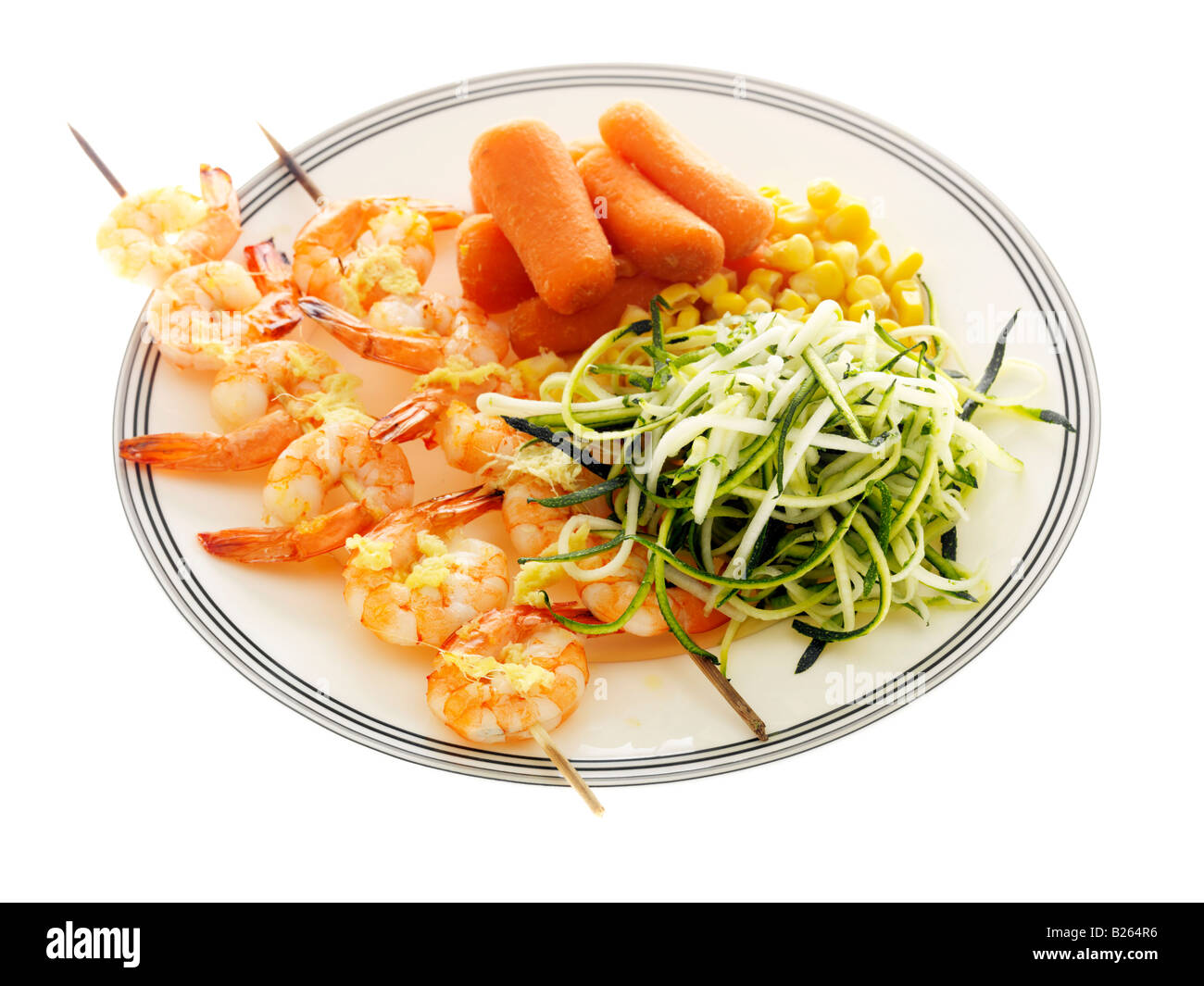 King prawn vegetables hi-res stock photography and images - Alamy