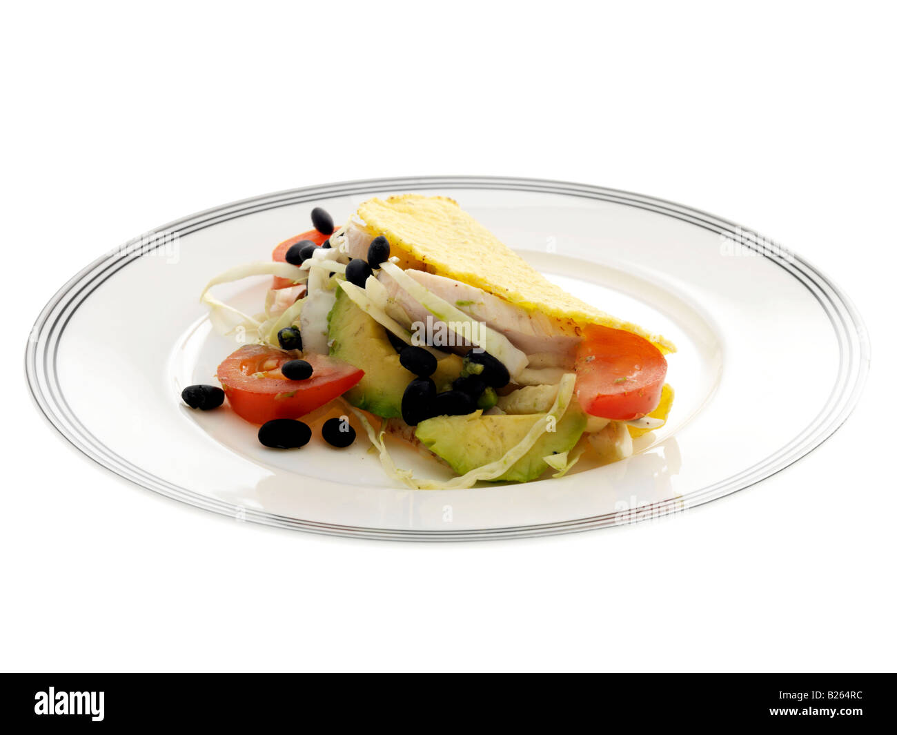 Bean taco Cut Out Stock Images & Pictures - Alamy