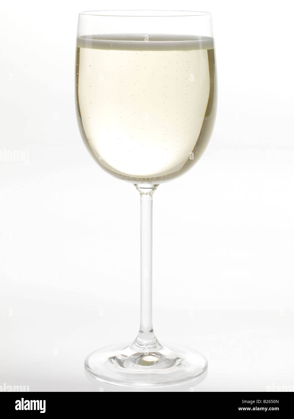 Glass of White Wine Stock Photo - Alamy