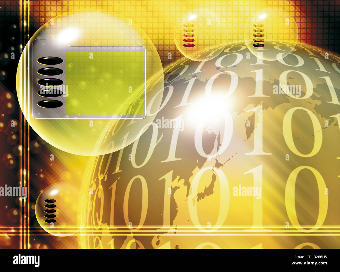 Digital background on internet Stock Photo - Alamy