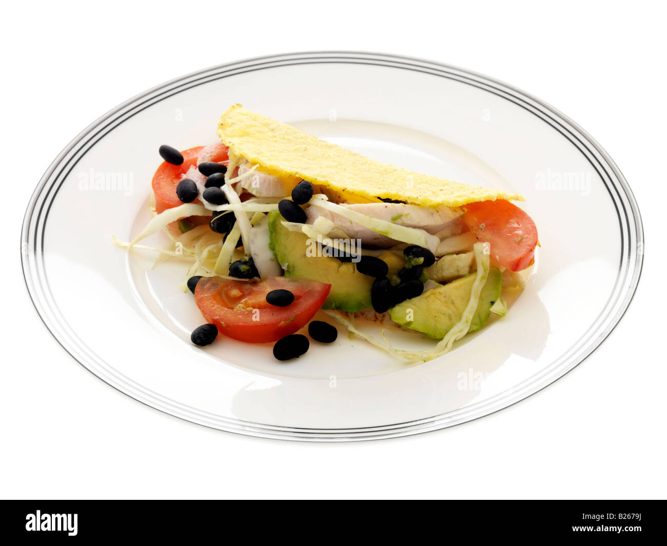 Bean taco Cut Out Stock Images & Pictures - Alamy
