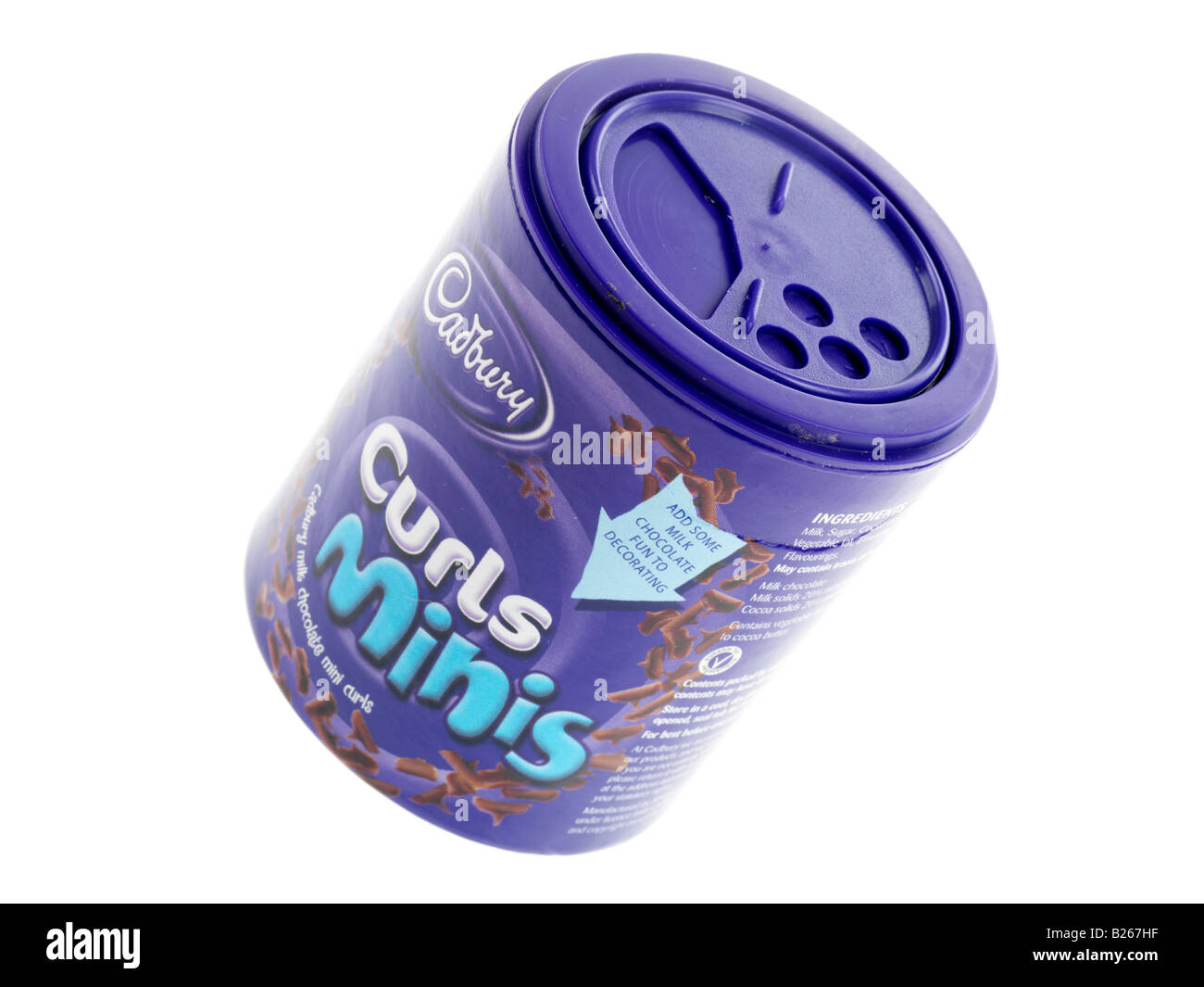 Curls of chocolate Cut Out Stock Images & Pictures - Alamy