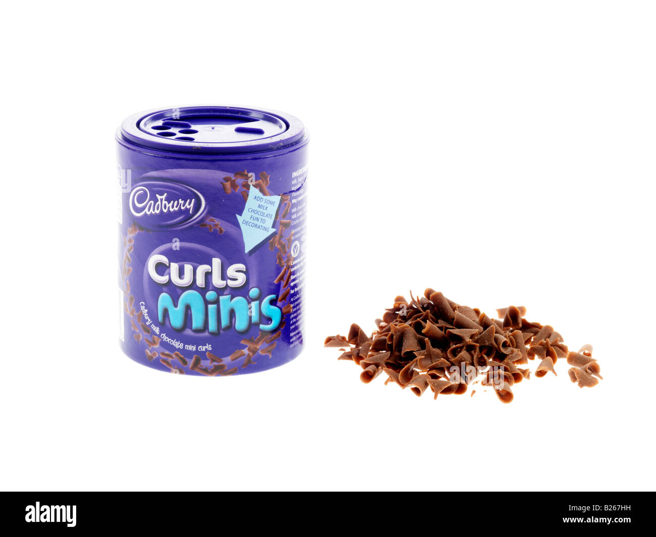 Curls of chocolate Cut Out Stock Images & Pictures - Alamy
