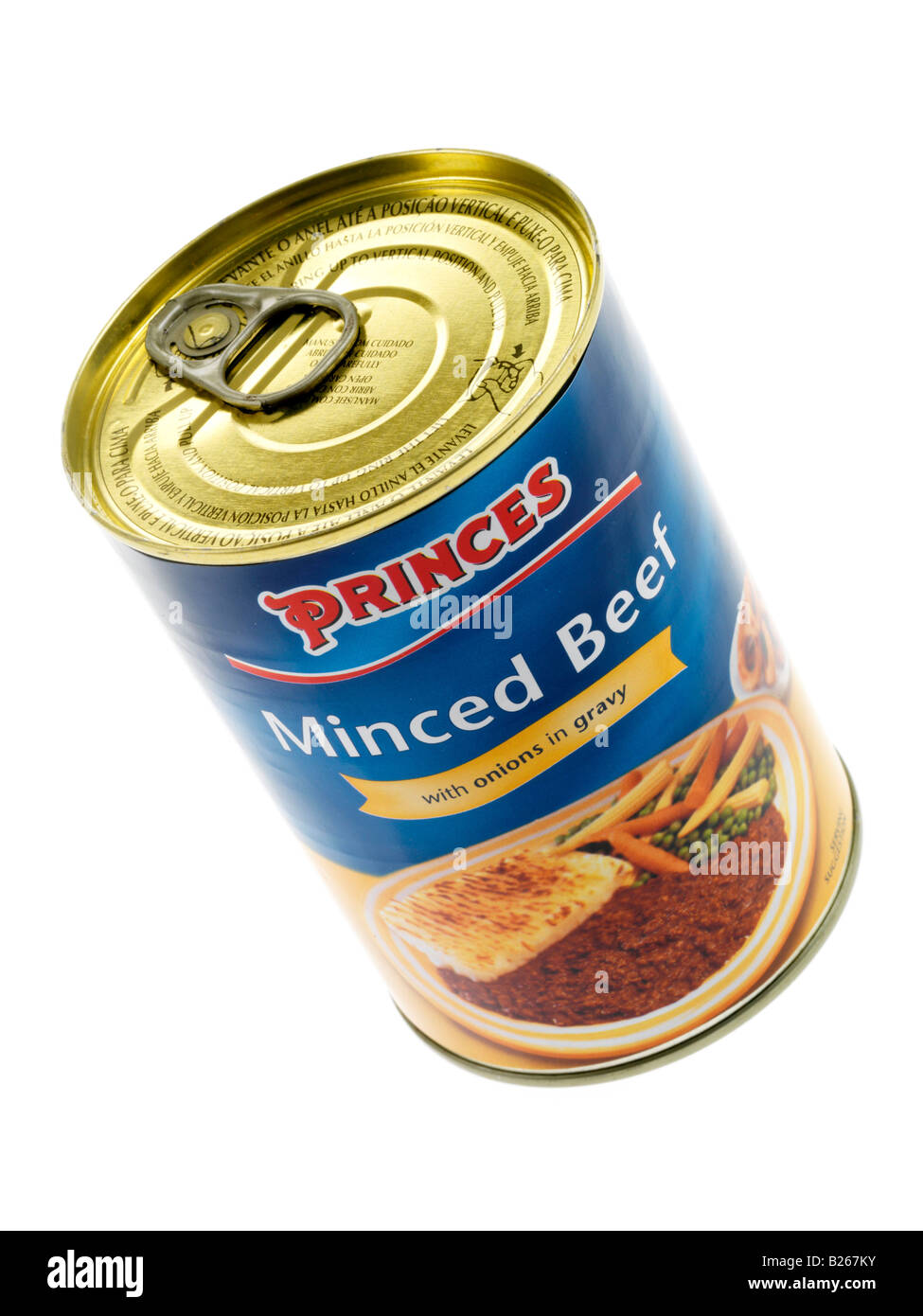 Beef tinned canned Cut Out Stock Images & Pictures - Alamy