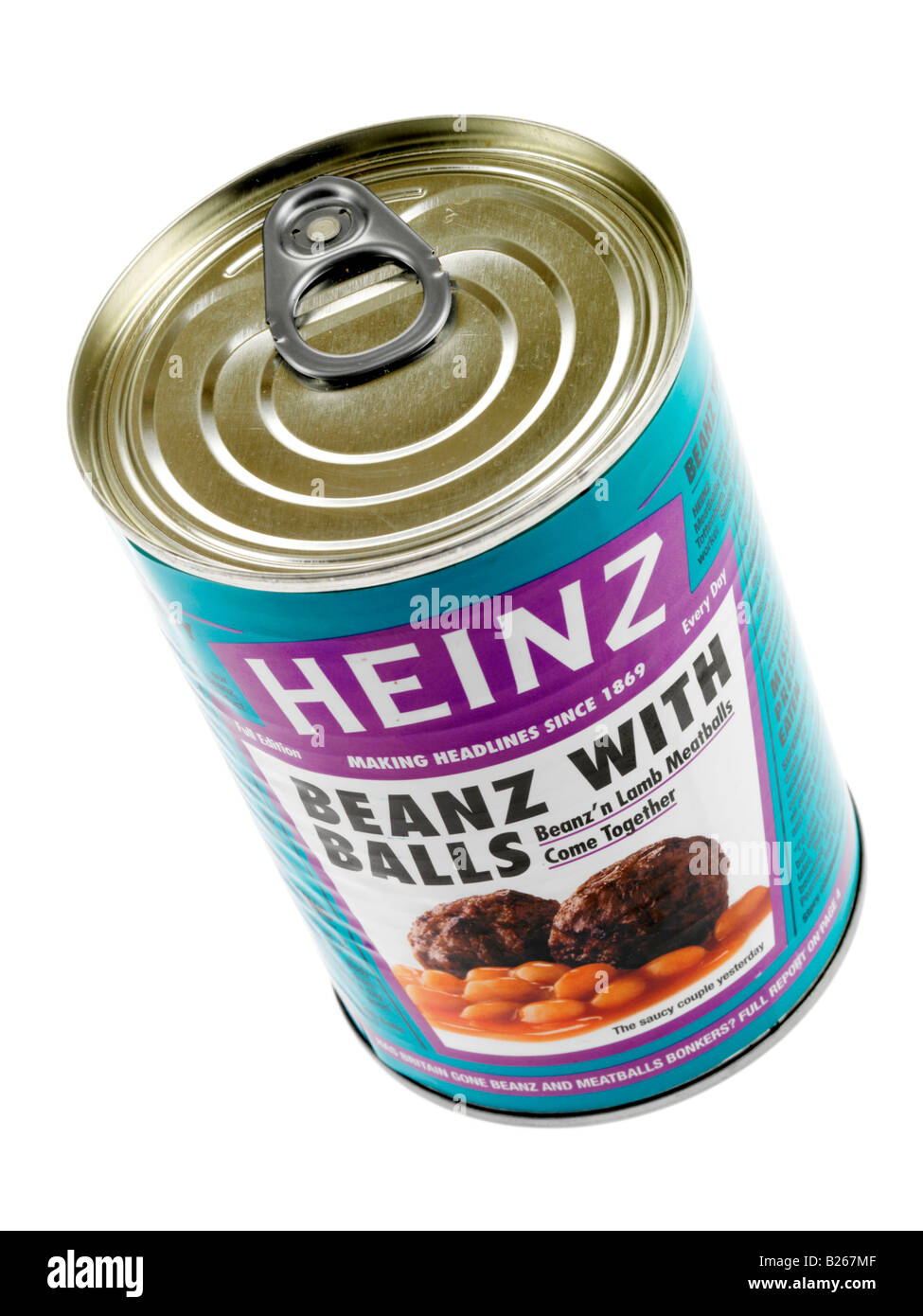 Tinned meatballs tin hi-res stock photography and images - Alamy