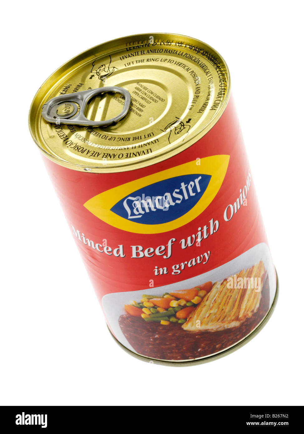Beef tinned canned Cut Out Stock Images & Pictures - Alamy