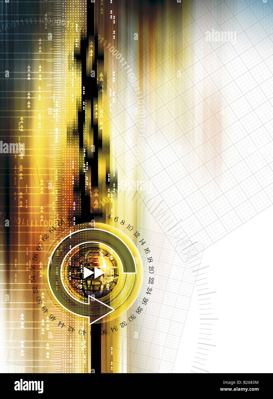 Digital background on instrument board Stock Photo - Alamy