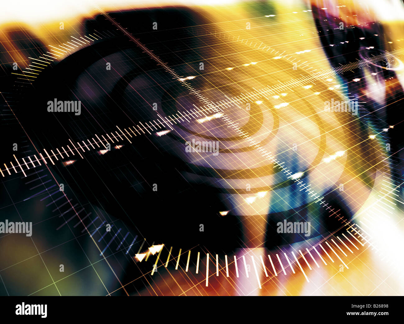 Digital background on instrument board Stock Photo - Alamy