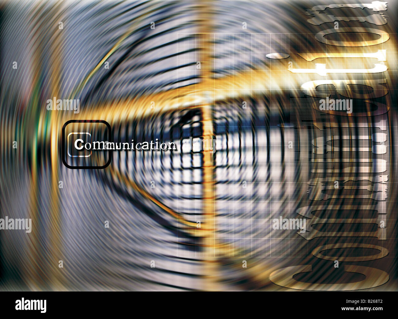 Digital background on communication Stock Photo - Alamy