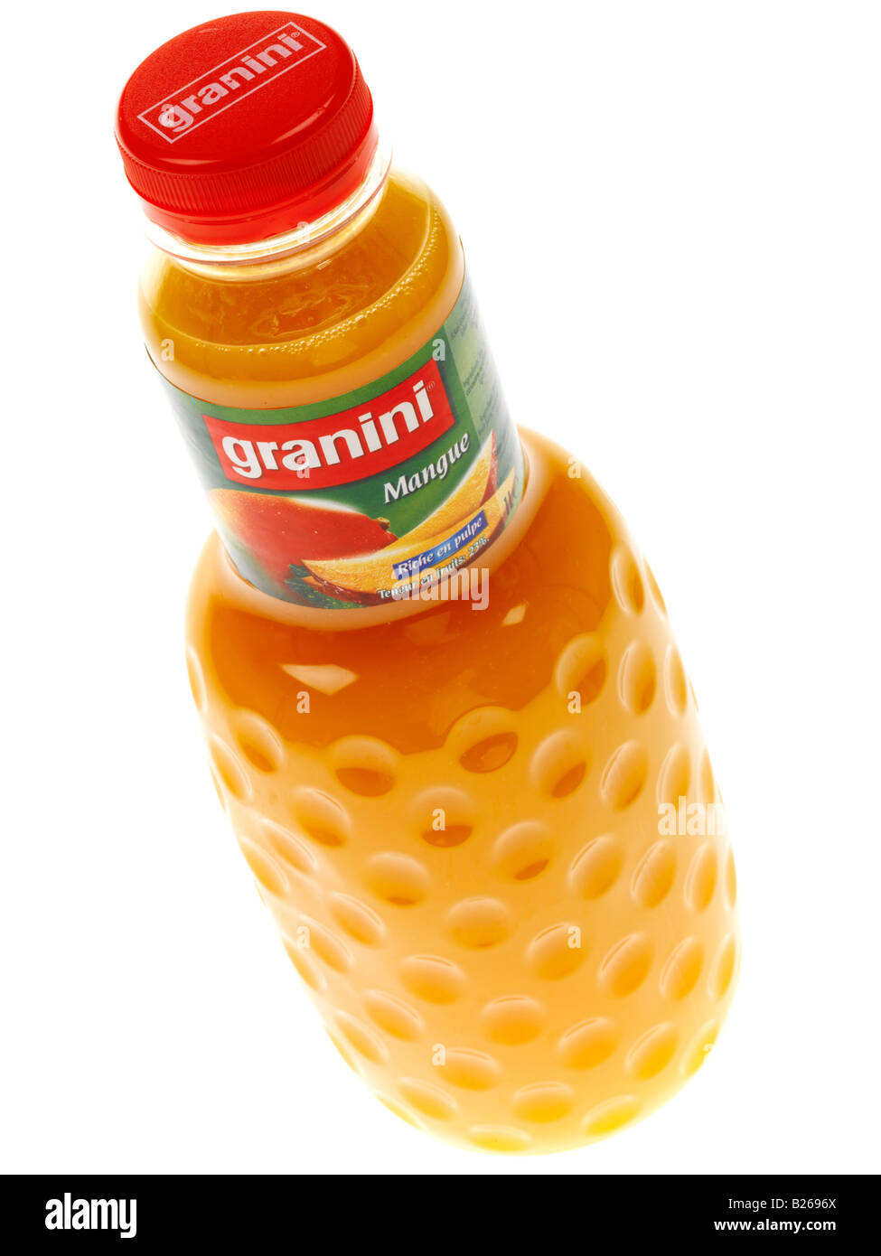 Mango juice bottle Cut Out Stock Images & Pictures - Alamy