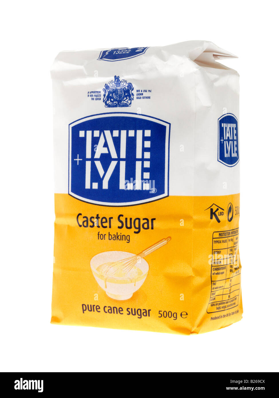 Bag Of Caster Sugar Stock Photo - Alamy