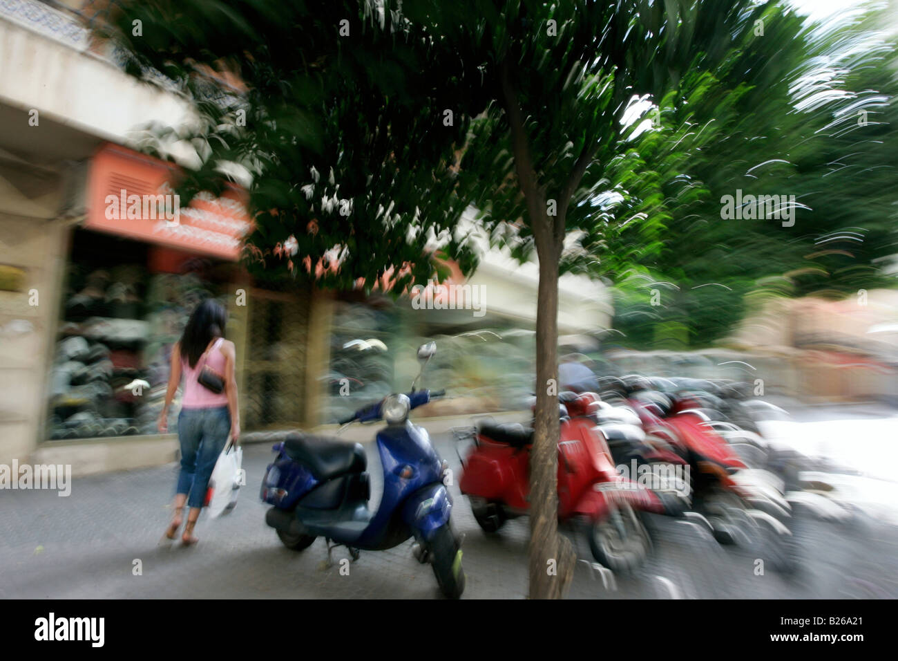 Mopeds spain hi-res stock photography and images - Alamy