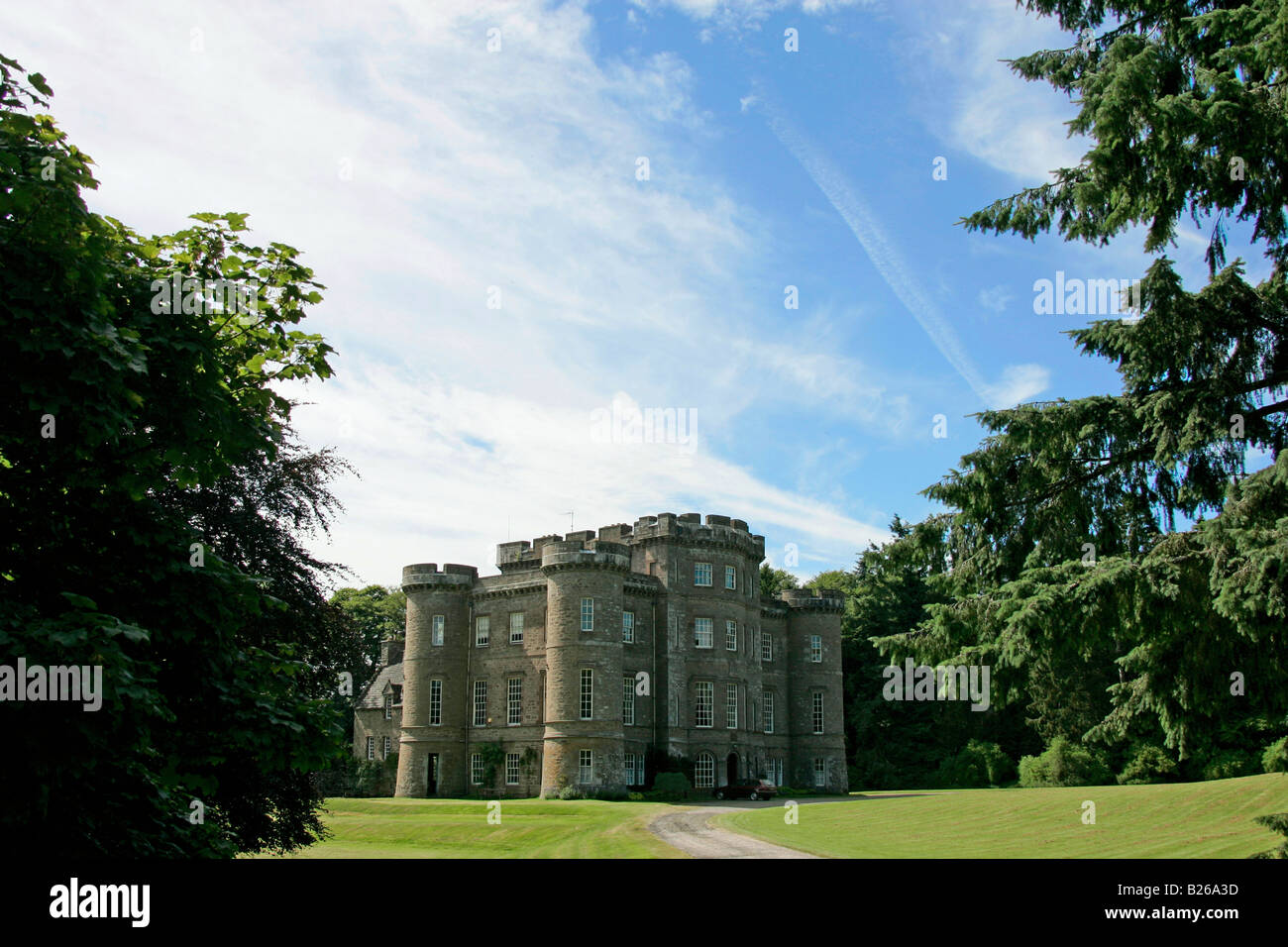 Monzie castle hi-res stock photography and images - Alamy