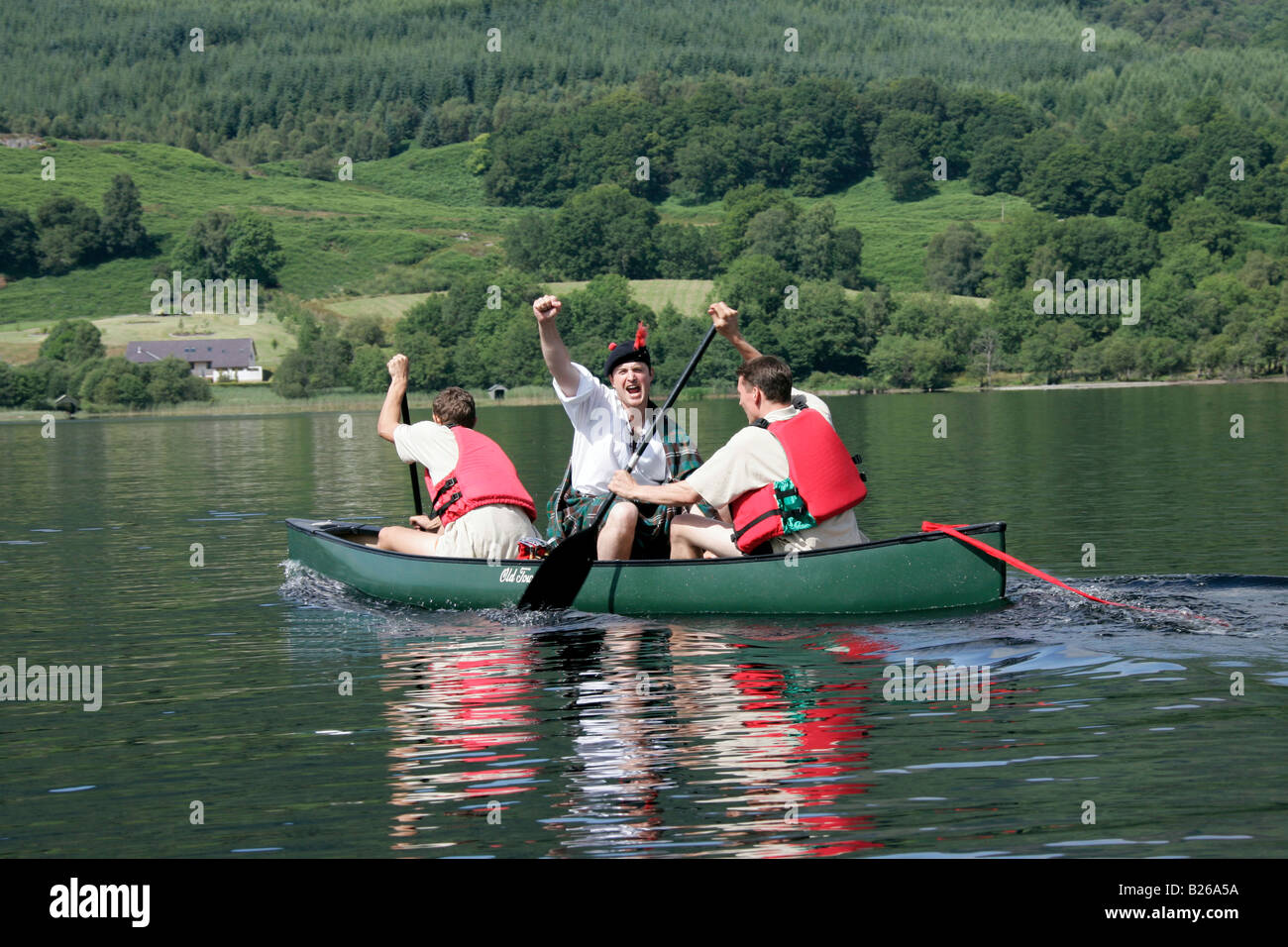 Canoe loch ard hi-res stock photography and images - Alamy