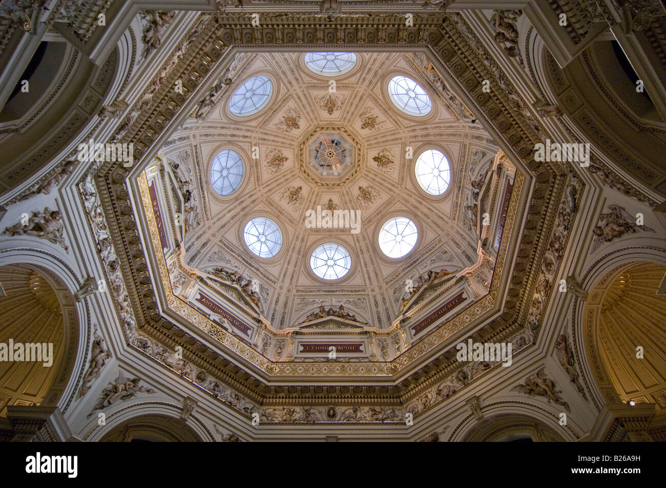 Ceiling of the Natural History Museum, Museumsquartier, Vienna, Austria ...