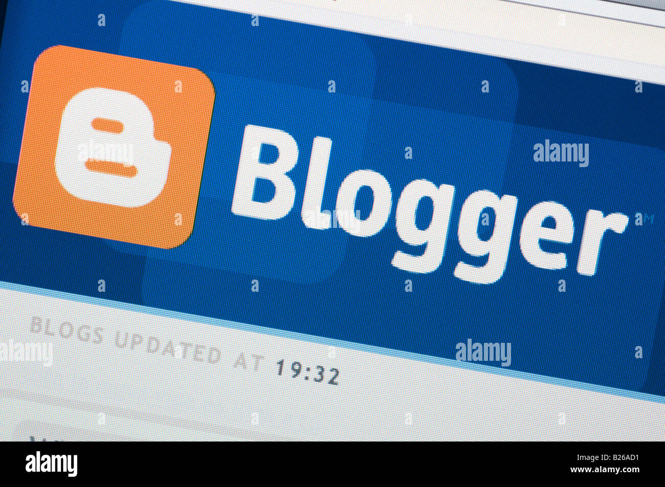 Blog screenshot hi-res stock photography and images - Alamy