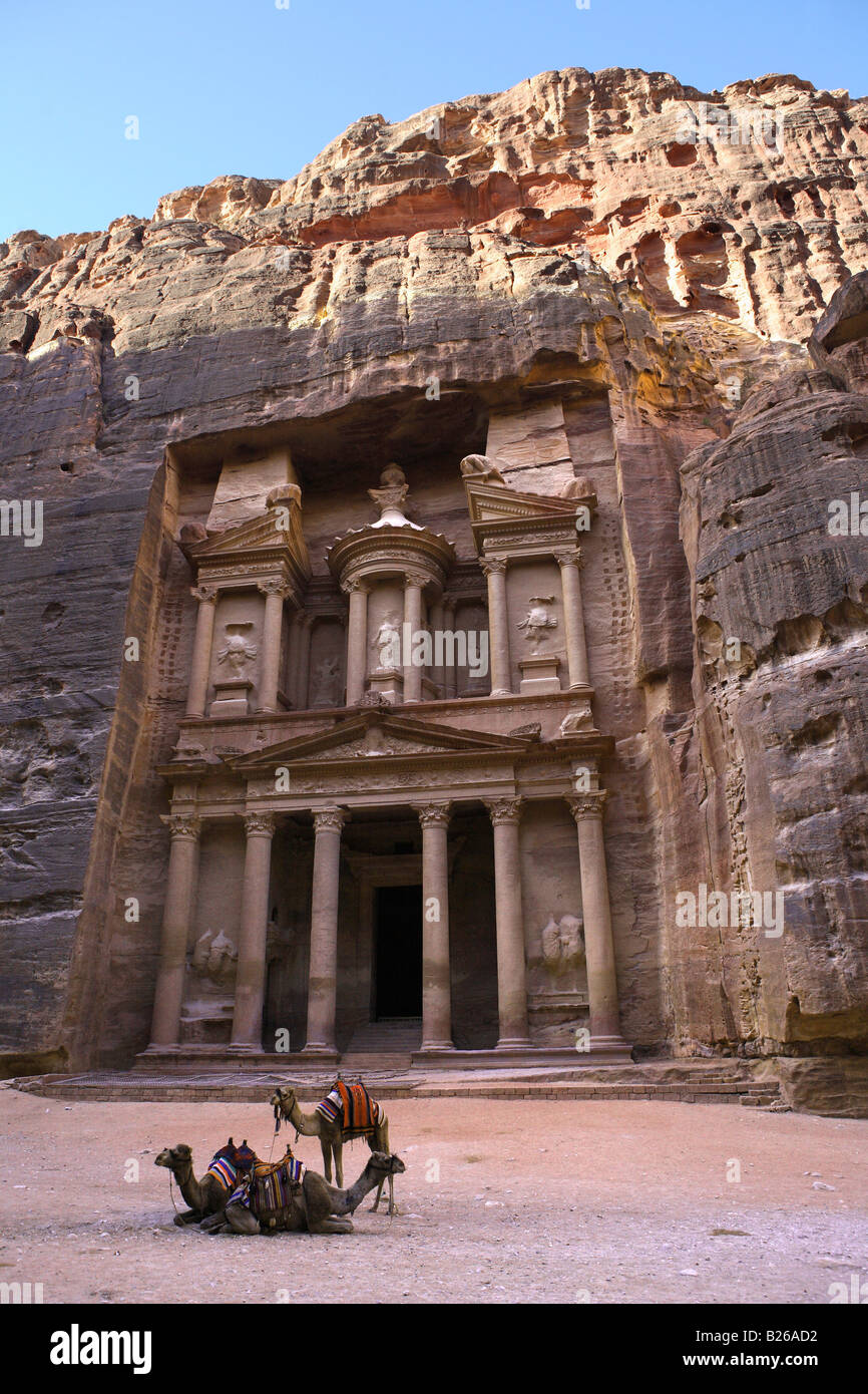 The Treasury, Petra, UNESCO World Heritage Site, Jordan Stock Photo - Alamy