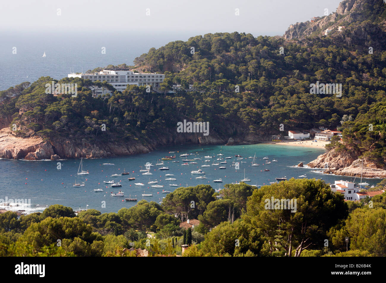 Village of Aiguablava, Costa Brava, Catalonia, Spain Stock Photo - Alamy