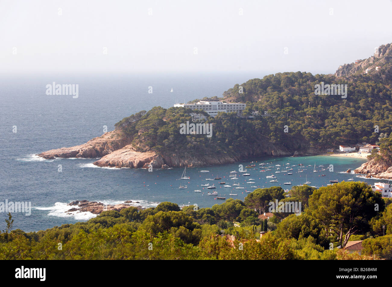 Village of Aiguablava, Costa Brava, Catalonia, Spain Stock Photo - Alamy