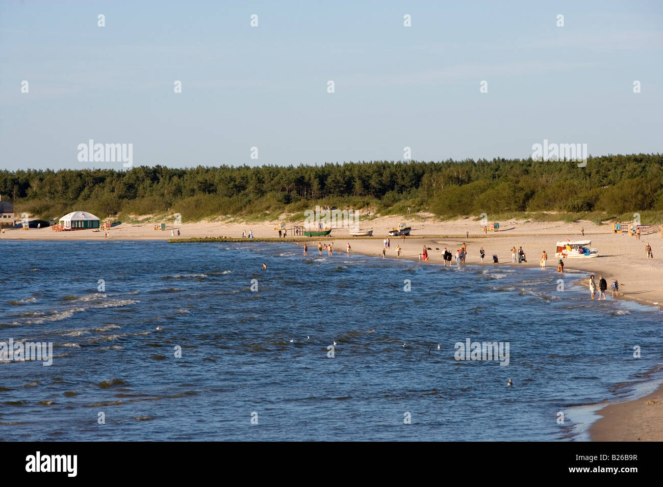 Beach in Palanga, Lithuania Stock Photo - Alamy