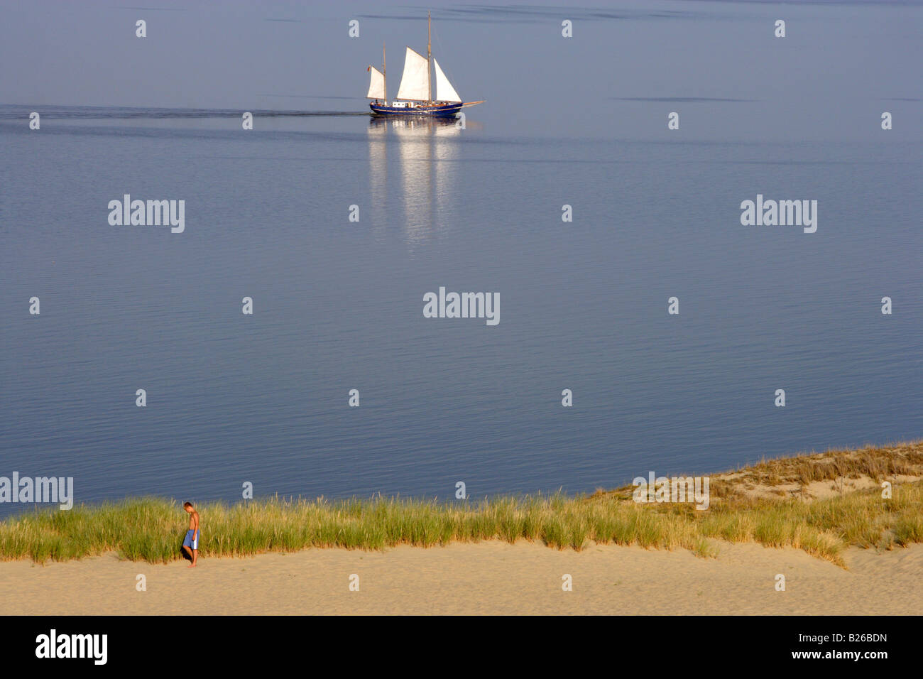 Big dune in Nida, (Nidden), Curian spit, Lithuania Stock Photo - Alamy