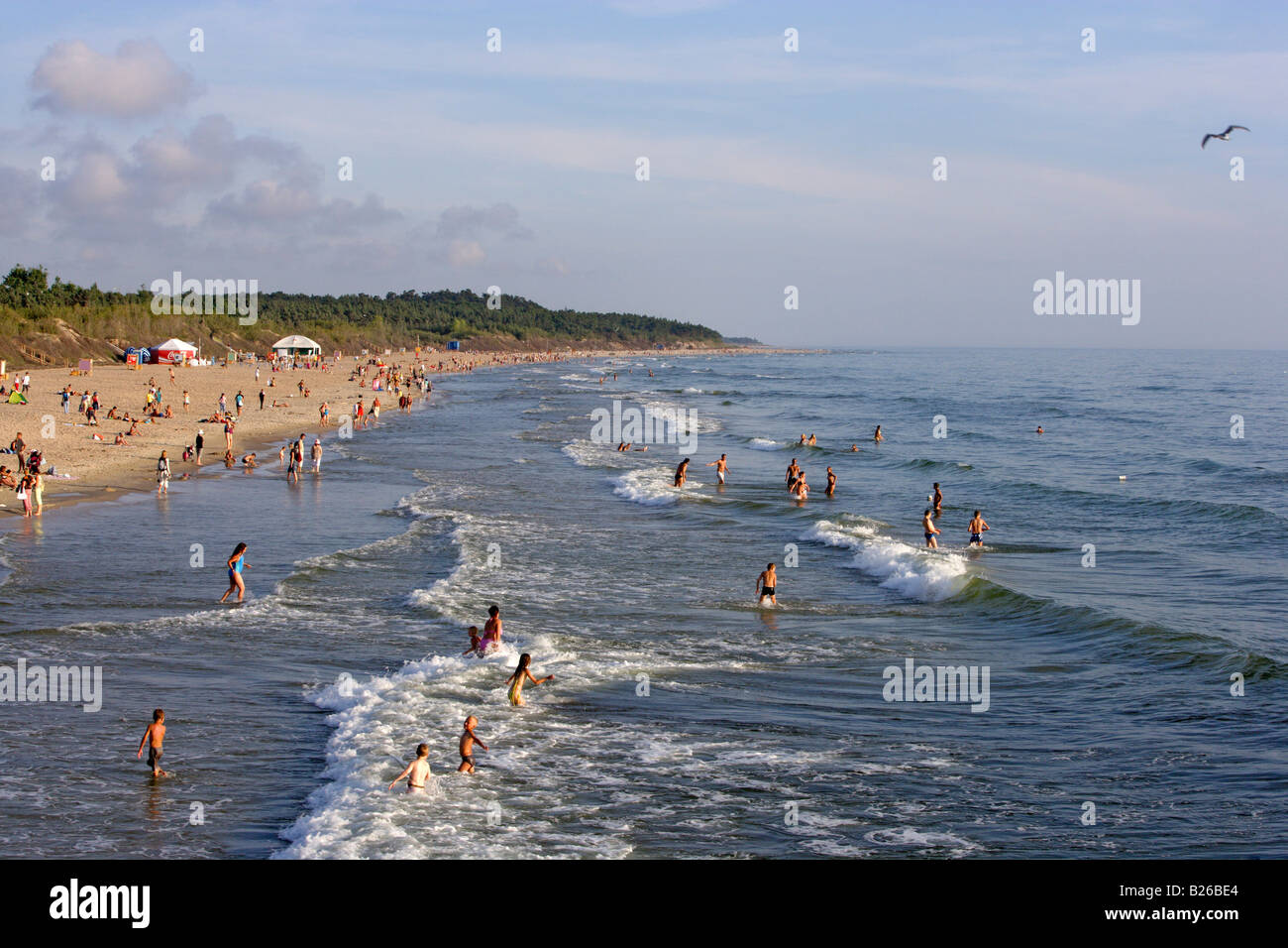 Beach in Palanga, Lithuania Stock Photo - Alamy