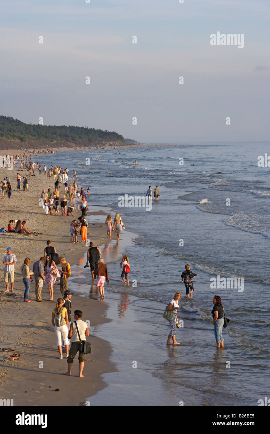 Beach in Palanga, Lithuania Stock Photo - Alamy