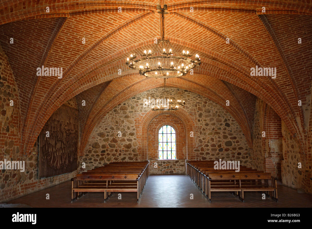 Inside castle chapel hi-res stock photography and images - Alamy