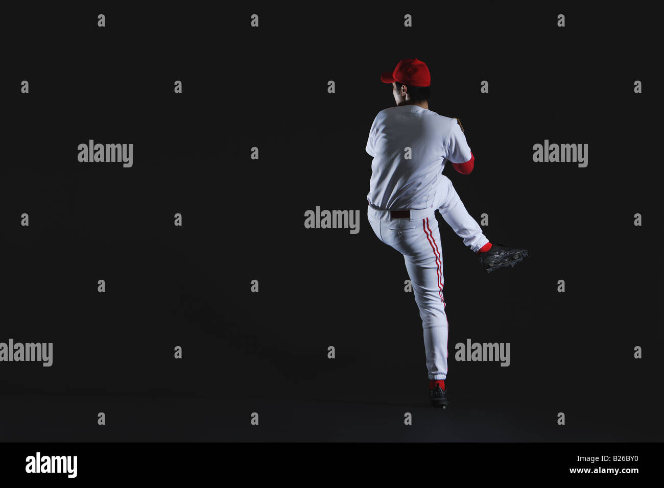 Pitcher Throwing Baseball Stock Photo - Alamy