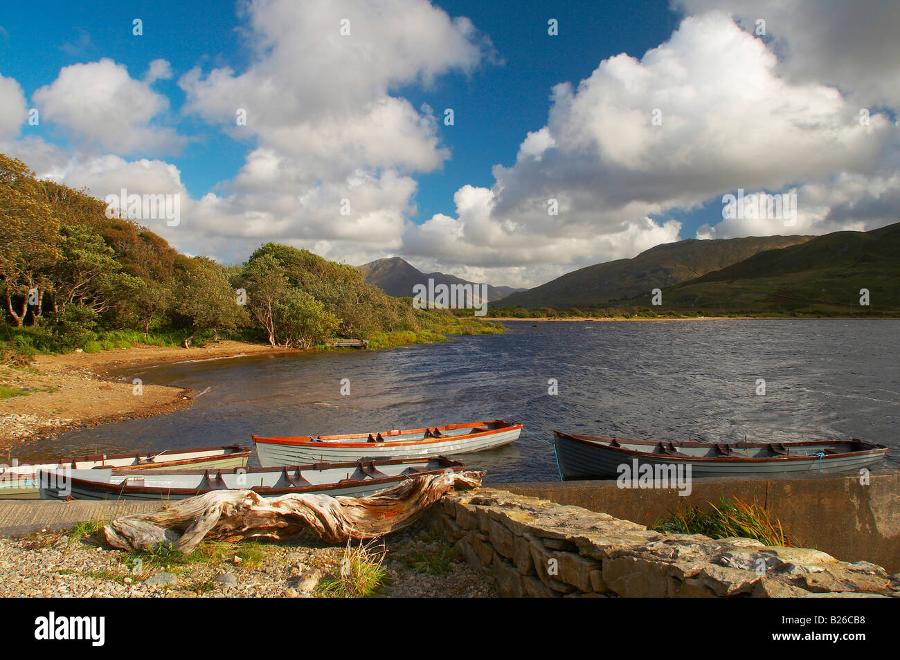 outdoor photo, at Kylemore Lough near Kylemore Abbey, Connemara, County ...