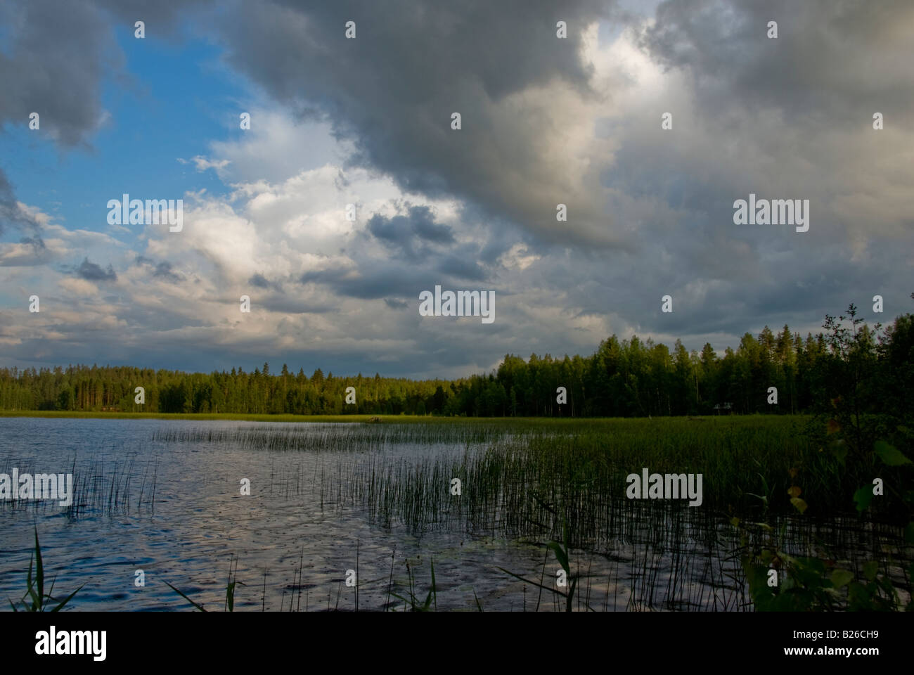 Passing rain shower storm hi-res stock photography and images - Alamy