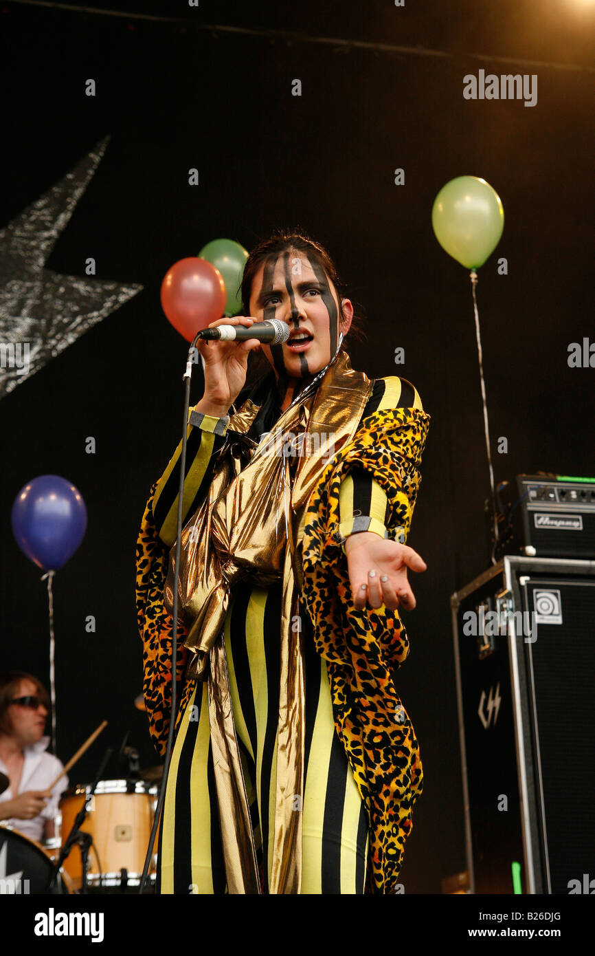 Luísa Hanaê Matsushita aka Lovefoxxx lead vocalist CSS (Cansei de Ser ...