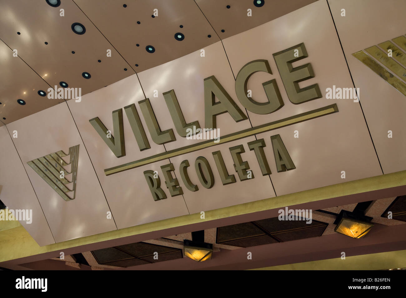 Village Recoleta Cinema Entrance, Buenos Aires, Argentina Stock Photo ...