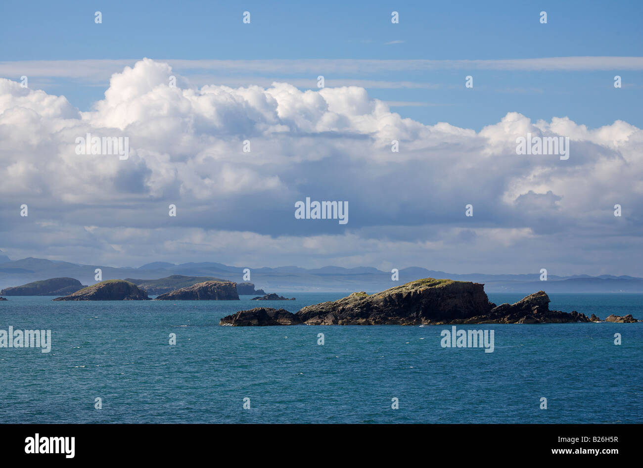 Summer Isles in the Outer Hebrides Stock Photo - Alamy