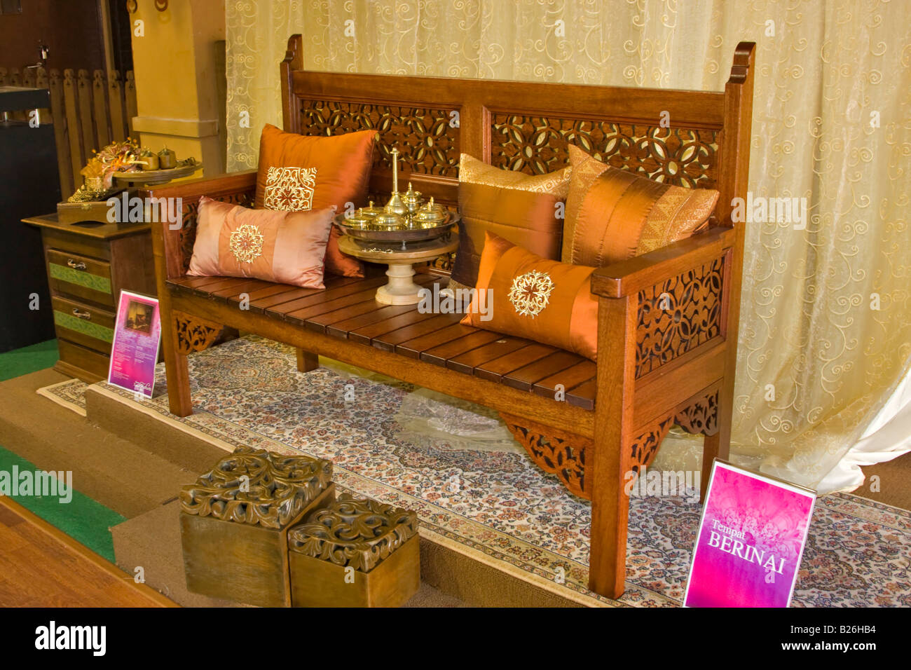 Handcraft display at the Craft Cultural Complex, Kuala Lumpur, Malaysia ...