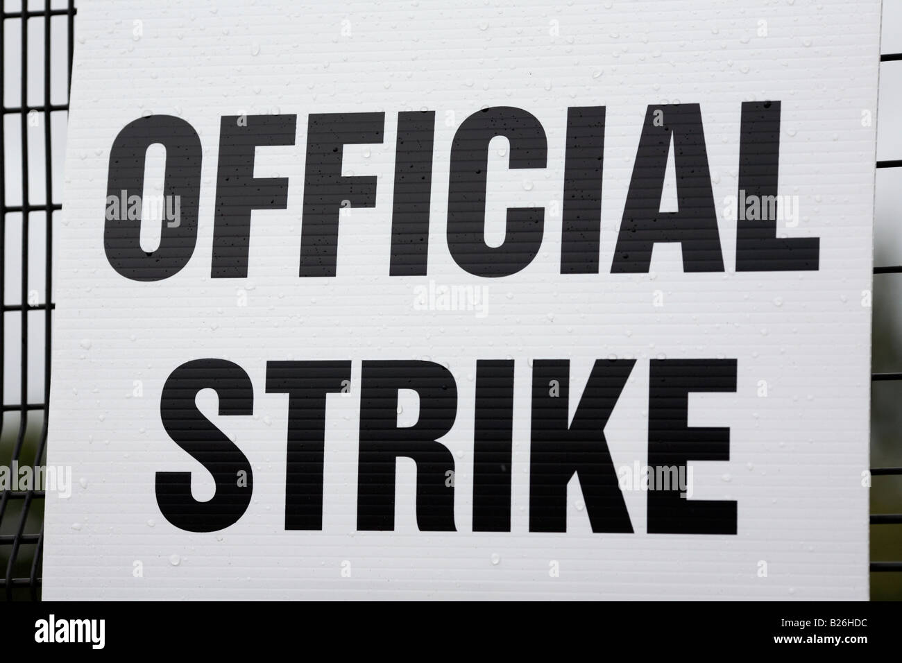 Official picket hi-res stock photography and images - Alamy