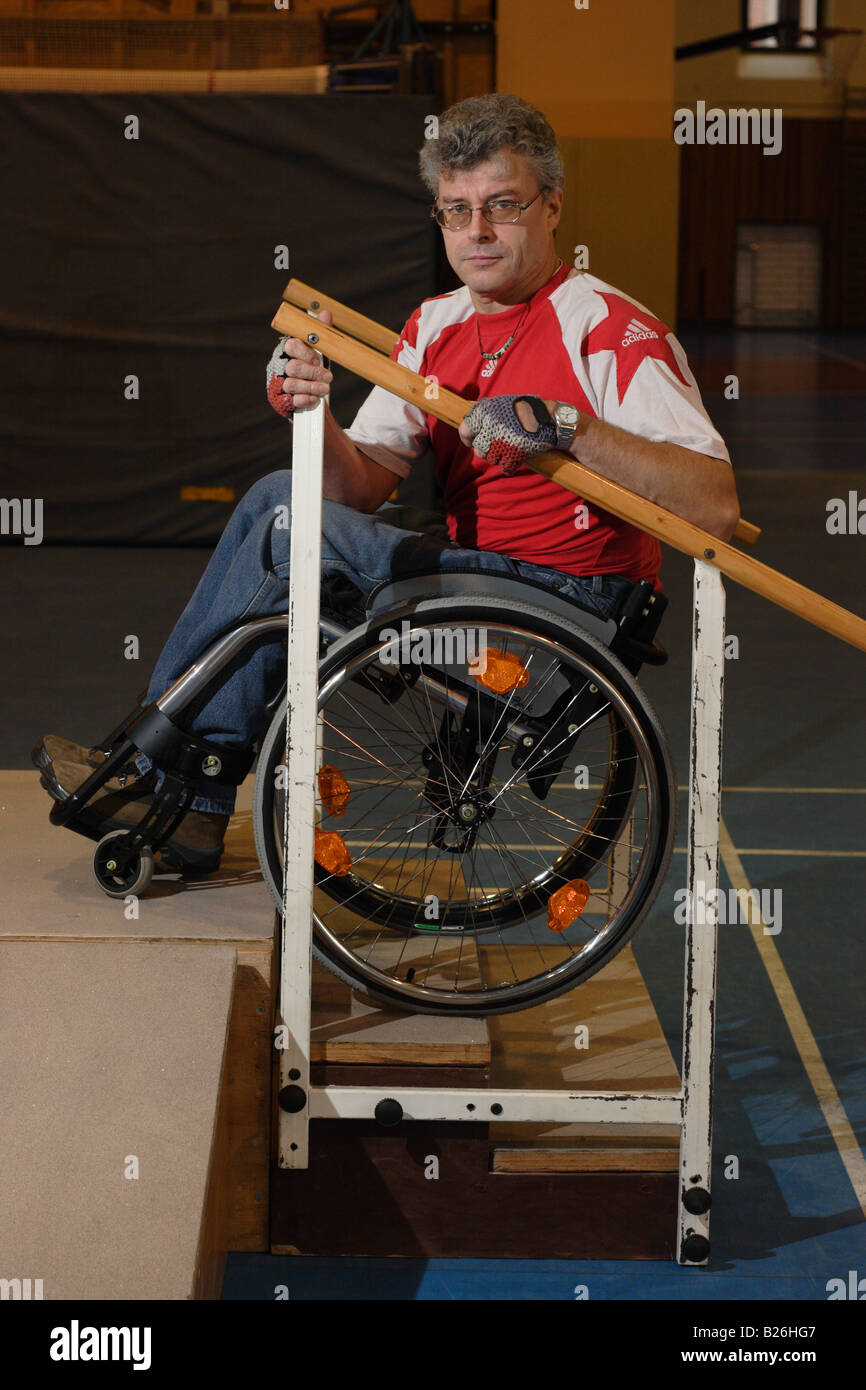 Disabled steps hi-res stock photography and images - Alamy