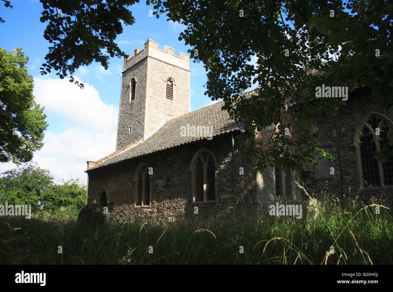 Church of Saint Faith at Little Witchingham, Norfolk, UK Stock Photo ...