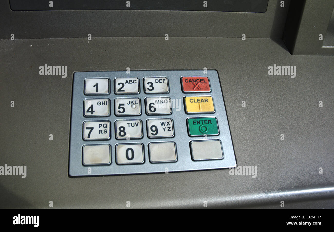 Atm keypad hi-res stock photography and images - Alamy