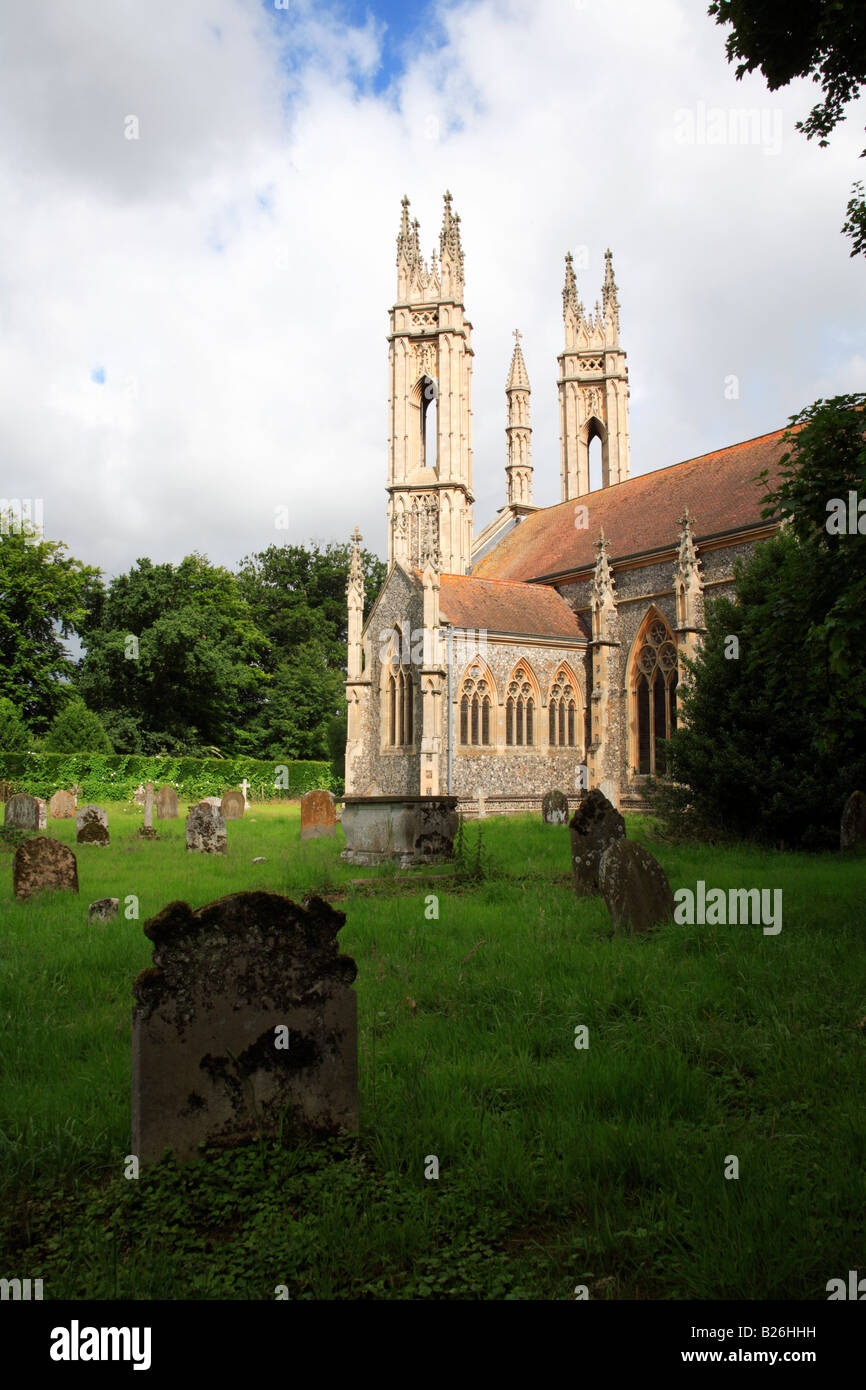 Church of Saint Michael and All Angels at Booton, Norfolk, UK Stock ...