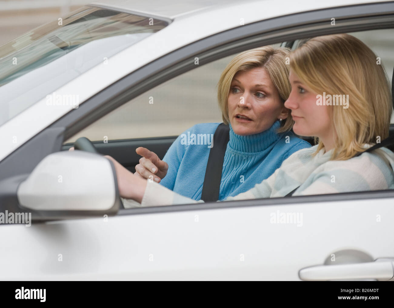 Parent teaching child drive hi-res stock photography and images - Alamy
