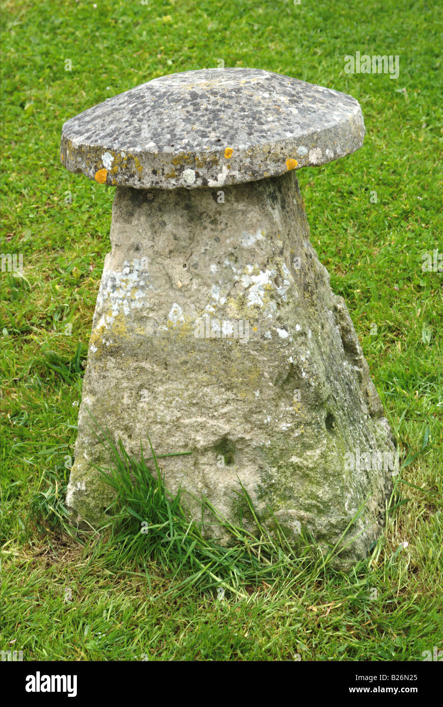 Staddle Stone UK Stock Photo - Alamy