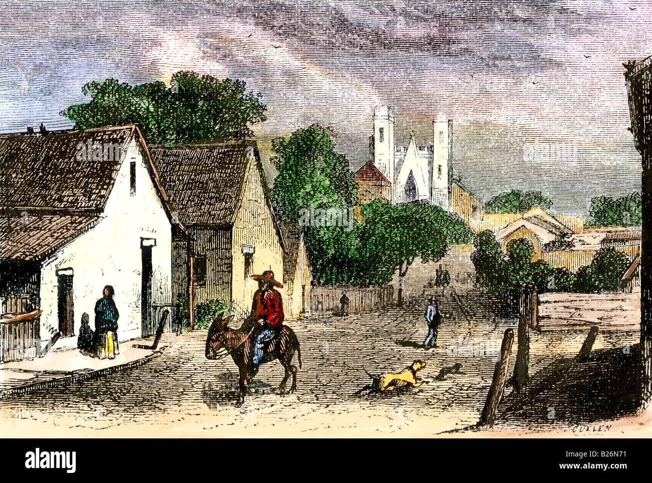 Spanish southwest 1800s hi-res stock photography and images - Alamy