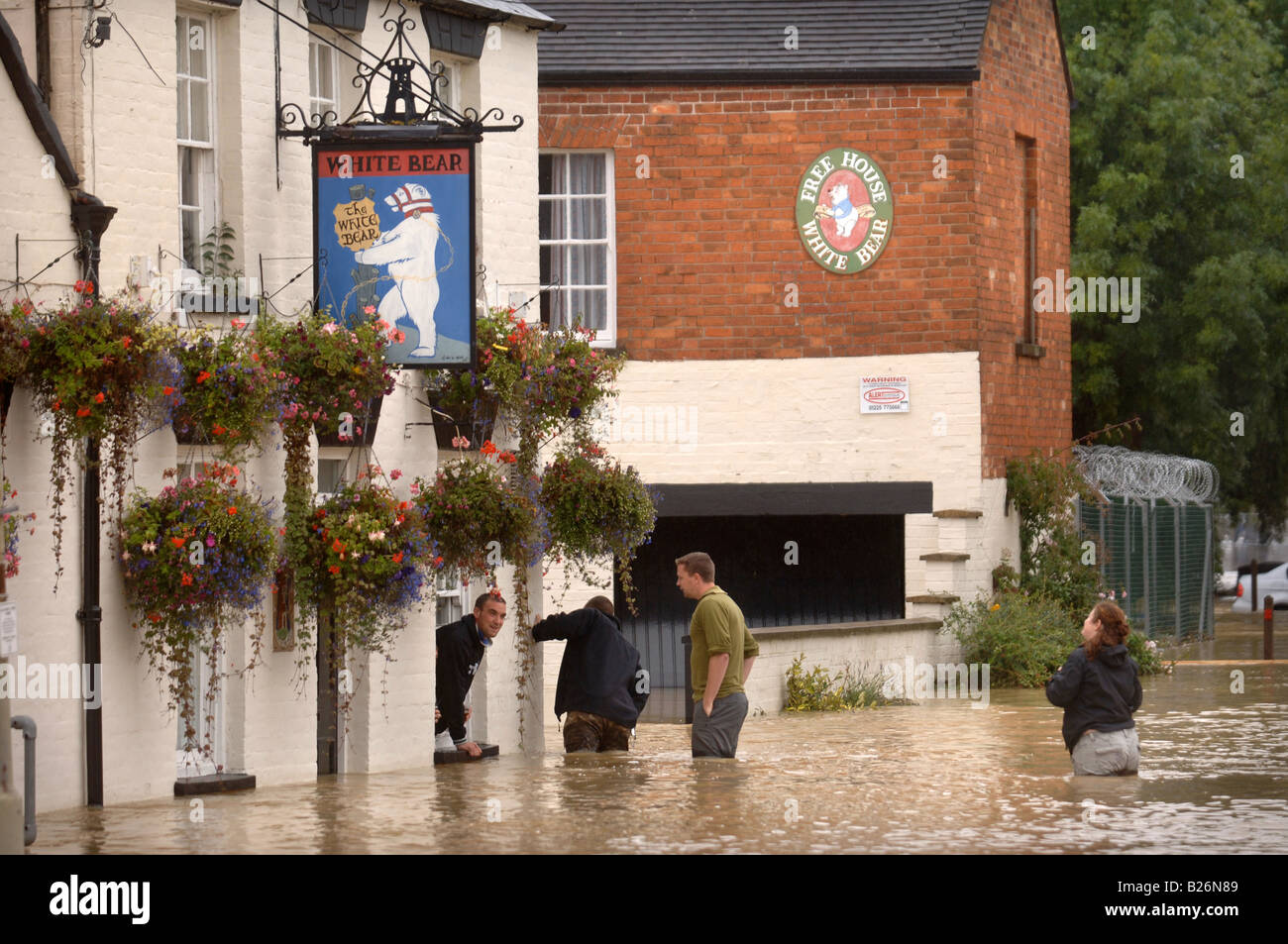 Tewkesbury 2007 floods hi-res stock photography and images - Alamy