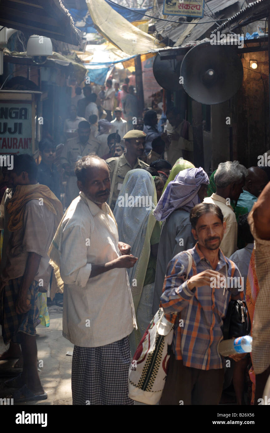 A street scene in Varanasi, India Stock Photo - Alamy